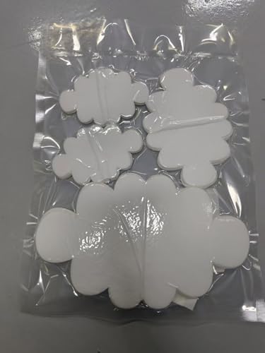 16 Pcs 3D Cloud Decorations Hanging Clouds for Ceiling Artificial Clouds Props Fake Cloud Ornaments Wall Decor Clouds Imitation Decorations Baby Shower Ceiling Party Nursery Children Room Art Wedding