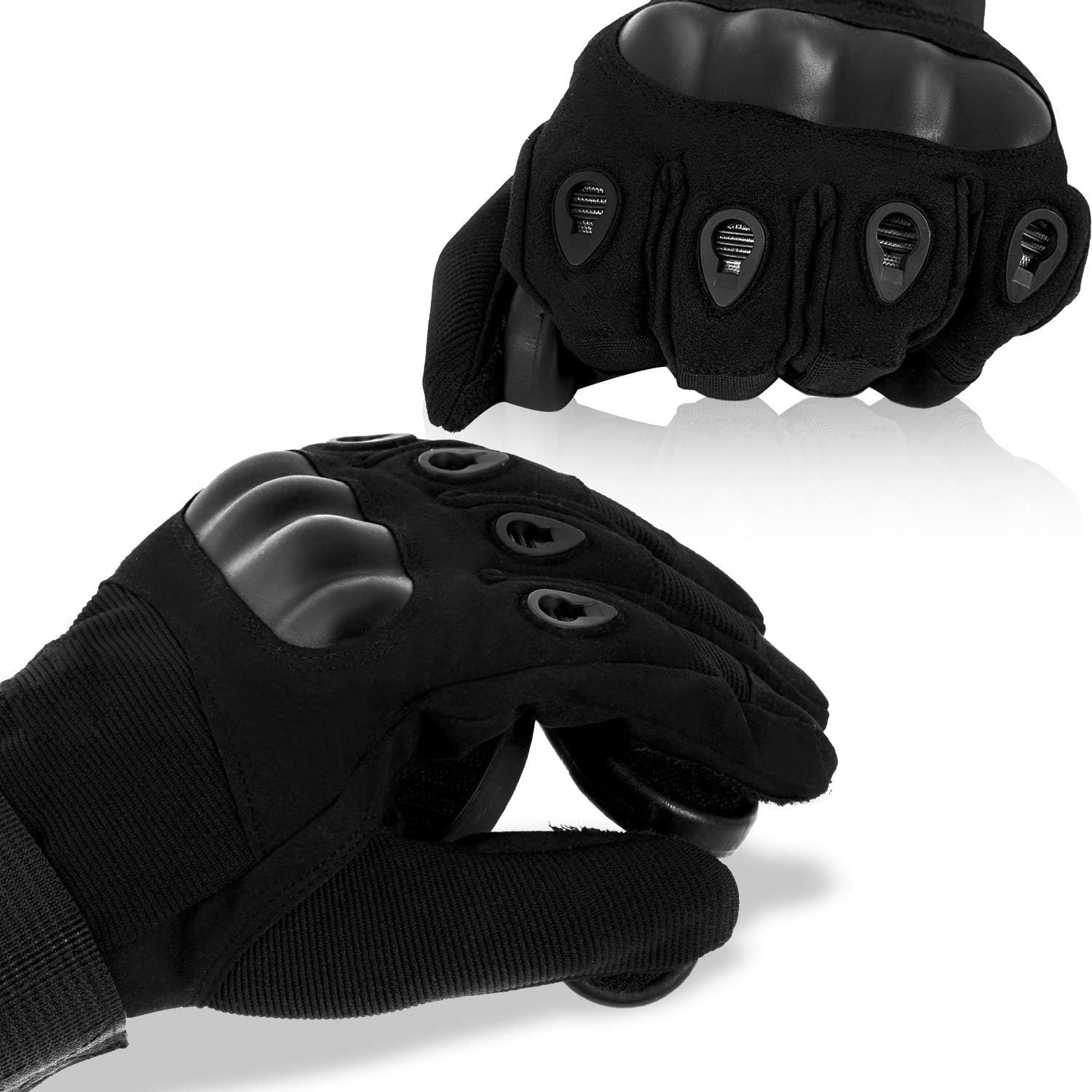 LOSENKA Professional Skateboard Gloves with Sliders,Standard Longboard Downhill Slide Gloves Skate Gloves with 2 Slider Puck Set
