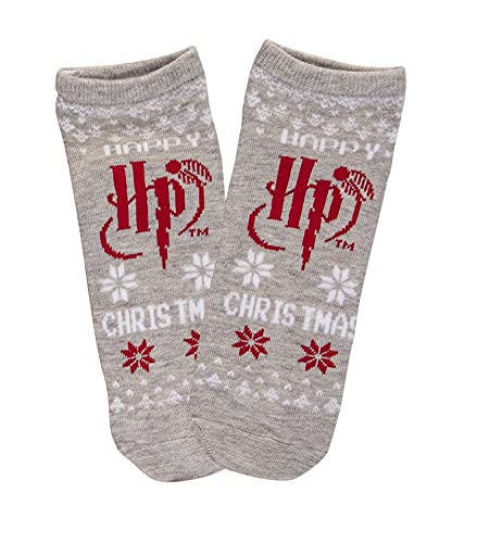 Harry Potter Platform 9 ¾ Sorting Hat Hedwig Holiday Theme Unisex 5-Pack Low Cut Ankle Socks