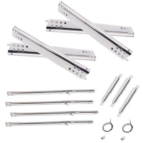 kingsea Grill Replacement Parts Kit Compatible with Charbroil 463347519,463347017,463673017,463673517,463673617,463673619,Heating Plates,Burner,Crossover Tube