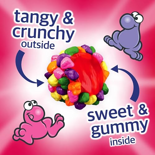 NERDS Gummy Clusters, Candy, Rainbow, Crunchy and Gummy, 18.5 oz