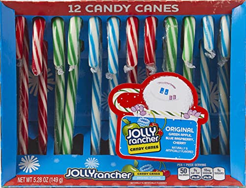 BBO Original Candy Canes - Treat your taste buds to a sampling of Candy Canes (Pack of 2); 9.53 Ounces (Skittles + Joly Rancher, Pack of 2)