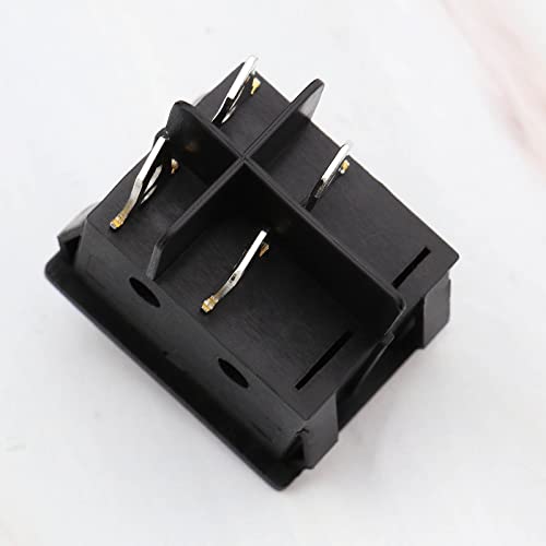 2PCS Vacuum Cleaner On/Off Rocker Switch 4-Pin Boat Type Compatible with Henry Compatible with Hetty Compatible with James Compatible with Charles