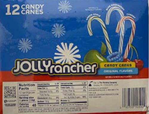 BBO Original Candy Canes - Treat your taste buds to a sampling of Candy Canes (Pack of 2); 9.53 Ounces (Skittles + Joly Rancher, Pack of 2)