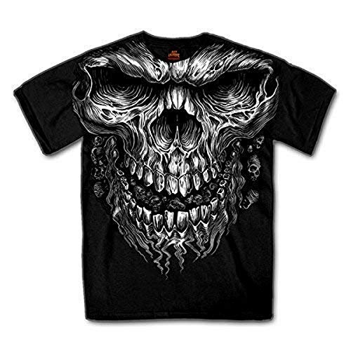 Hot Leathers mens Motorcycle novelty t shirts, Black, X-Large US