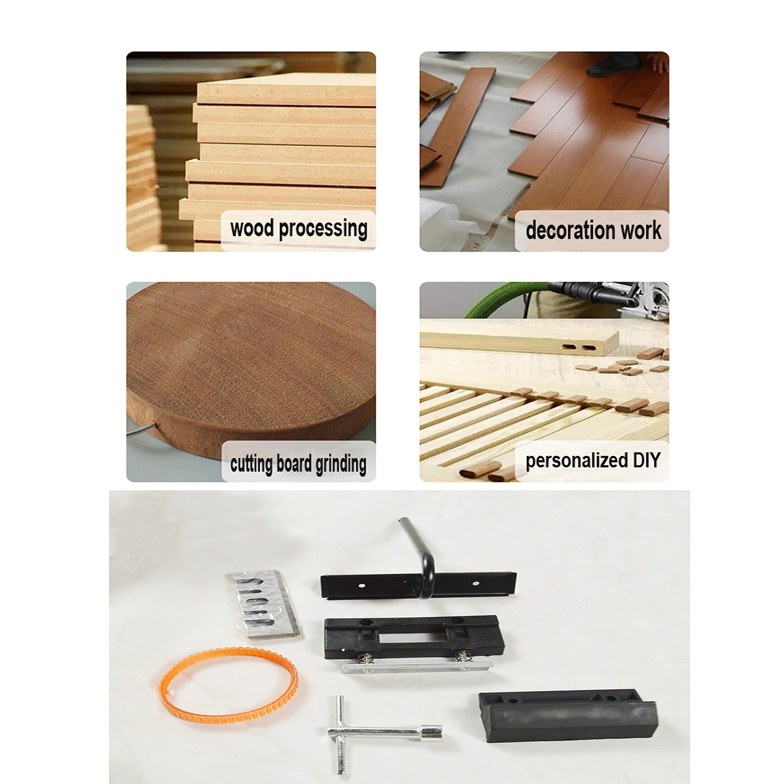 TECHTONGDA Electric Woodworking Planer Power Hand Planer Portable Hand Wood Planer Accurate Smooth Door Planer Tools Floor Flat Planning Machine for Home Furniture 220V