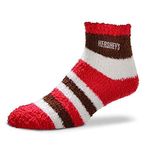 For Bare Feet Unisex Candy Novelty Ankle Rainbow Sleep Soft Socks- 1 Size Fits Most-Hershey's