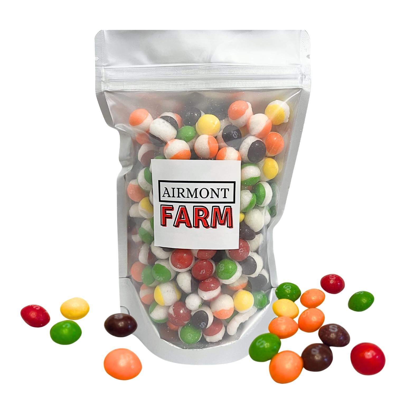 Freeze Dried Rainbow Candy 6oz- Ships In Box - Deliciously Crunchy, Intense Flavor, Lightweight Snack - Resealable Bag (Original 6oz)