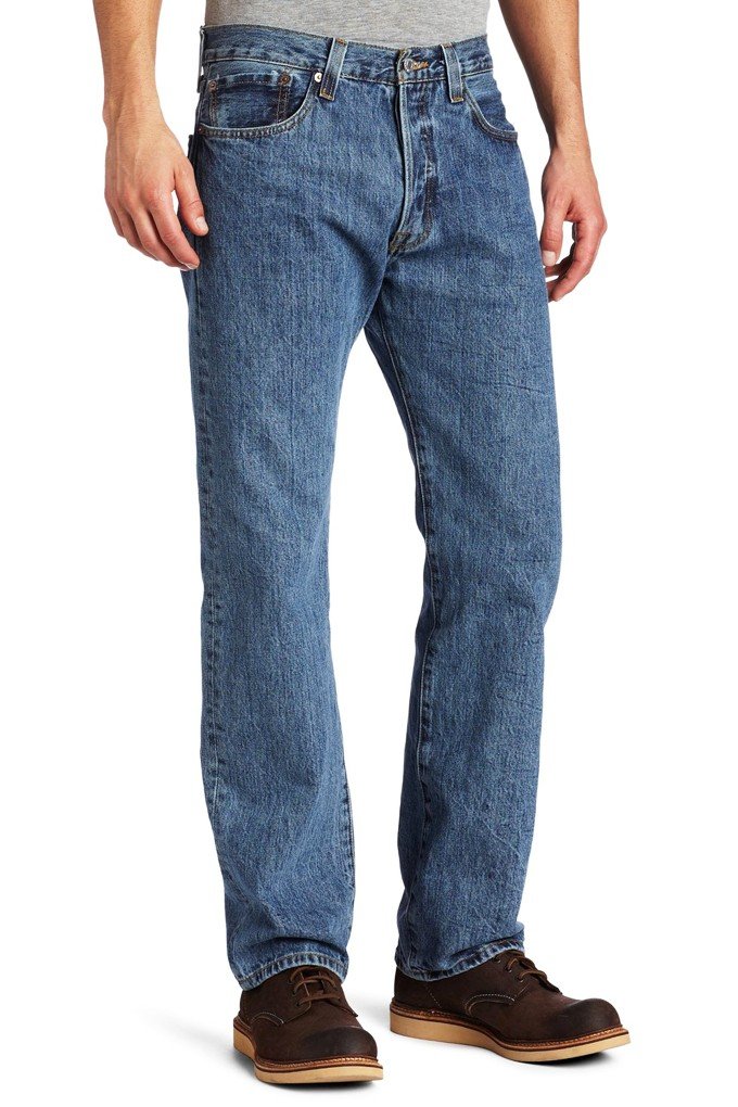 Levi's Men's 501 Original Fit Jeans (Also Available in Big & Tall), Medium Stonewash, 33W x 30L