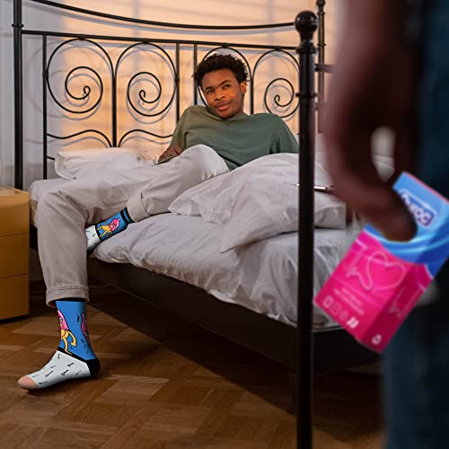 Funny Duroc Socks Box for Men - Valentines Day Gifts for Boyfriend Him Husband Fun Novelty Funky Crazy Silly Cool Socks Lovers Joke Gifts