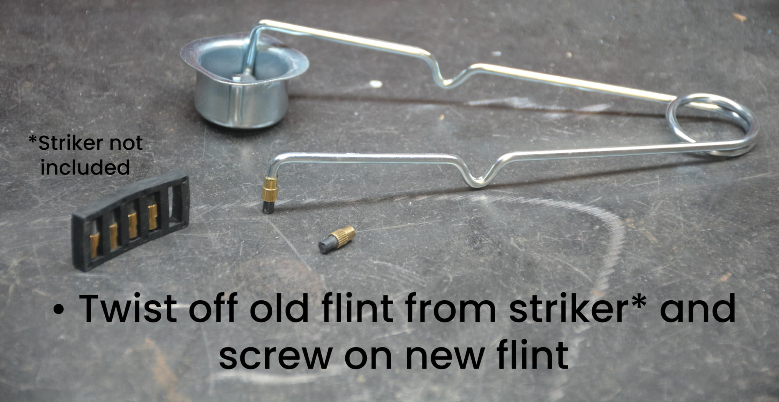 Hot Max 22032 Replacement Flints for Single Flint Striker, 5-Pack