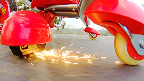 Razor 360 Caster Trike for Kids Ages 6+ - Replaceable Spark cartridges, Lightweight, MX Style Handlebars, for Riders up to 160 lbs