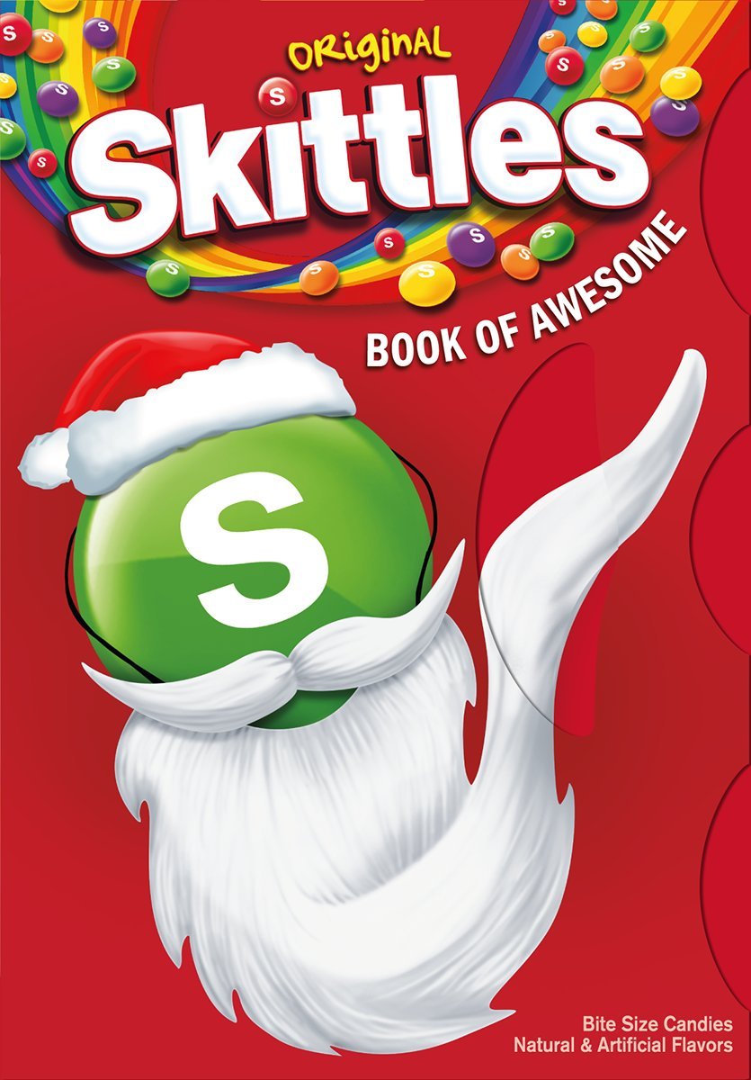 Skittles Holiday Book of Awesome Candy Book, 6.51 Ounce