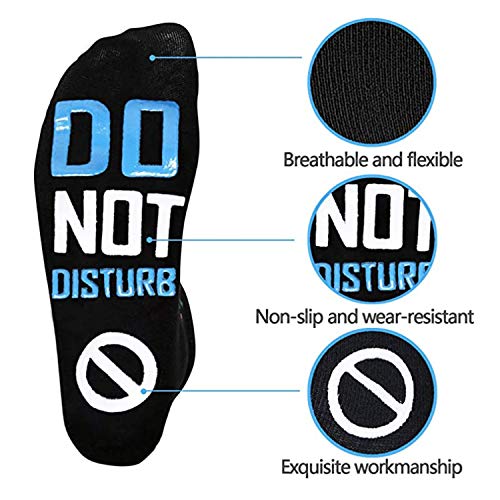Do Not Disturb Gaming Socks ,Funny Christmas Gifts & White Elephnt Gift for Teens Kid boys Mens Womens Gamer Lovers