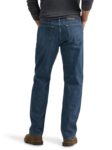 Wrangler Authentics Men's Classic 5-Pocket Relaxed Fit Flex Jean Slate Flex 34W x 30L