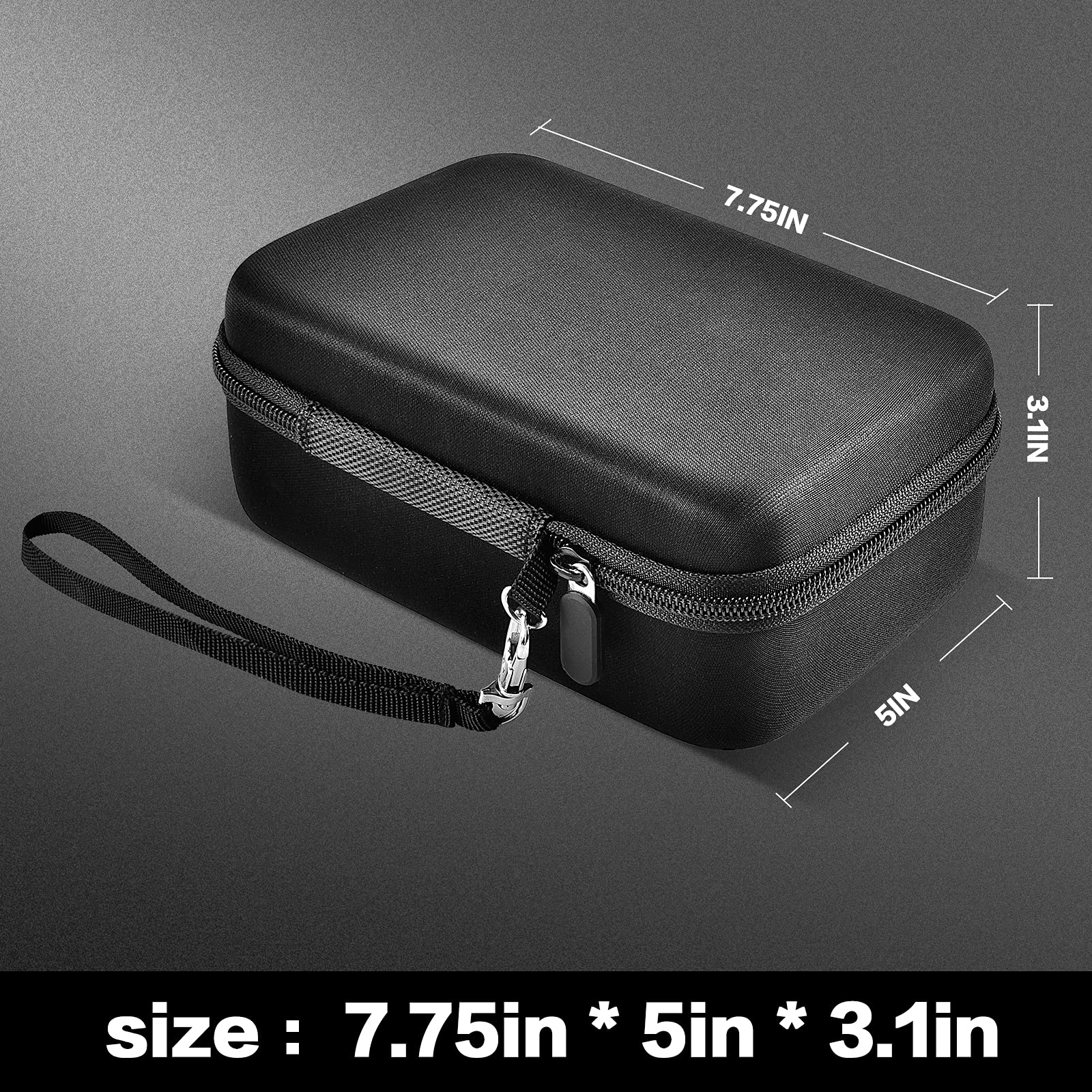Boobowl Head Shaver Case Compatible with Remington Balder Pro Head Shaver, Hair Clipper Storage Holder for Telfun/for Vsmooth Bald Men's 5-in-1 Trimmer, Blades, Nose Trimming and More (Bag Only)