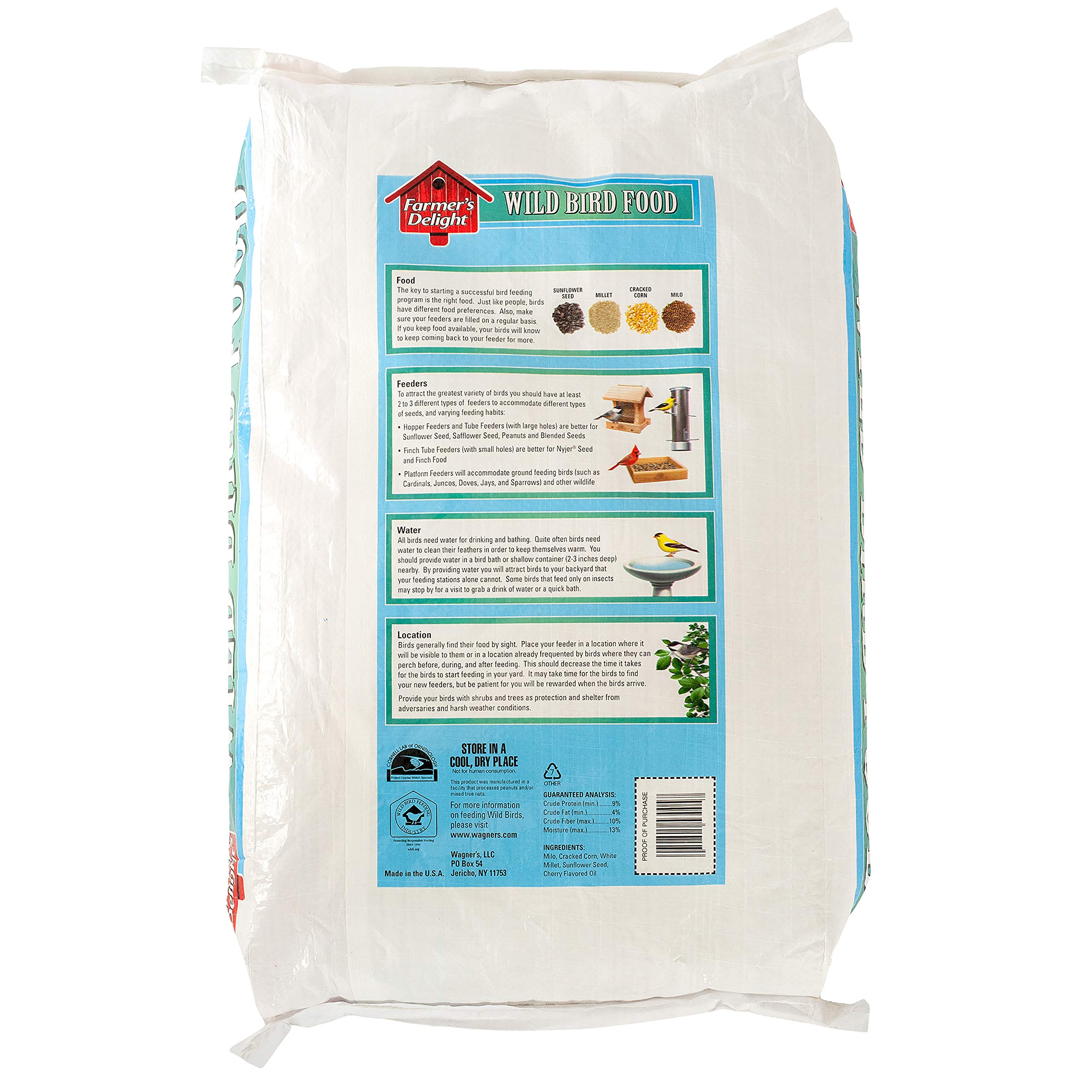 Wagner's Western Regional Bird Food and Farmer's Delight Bird Food Bundle (20 lbs each)