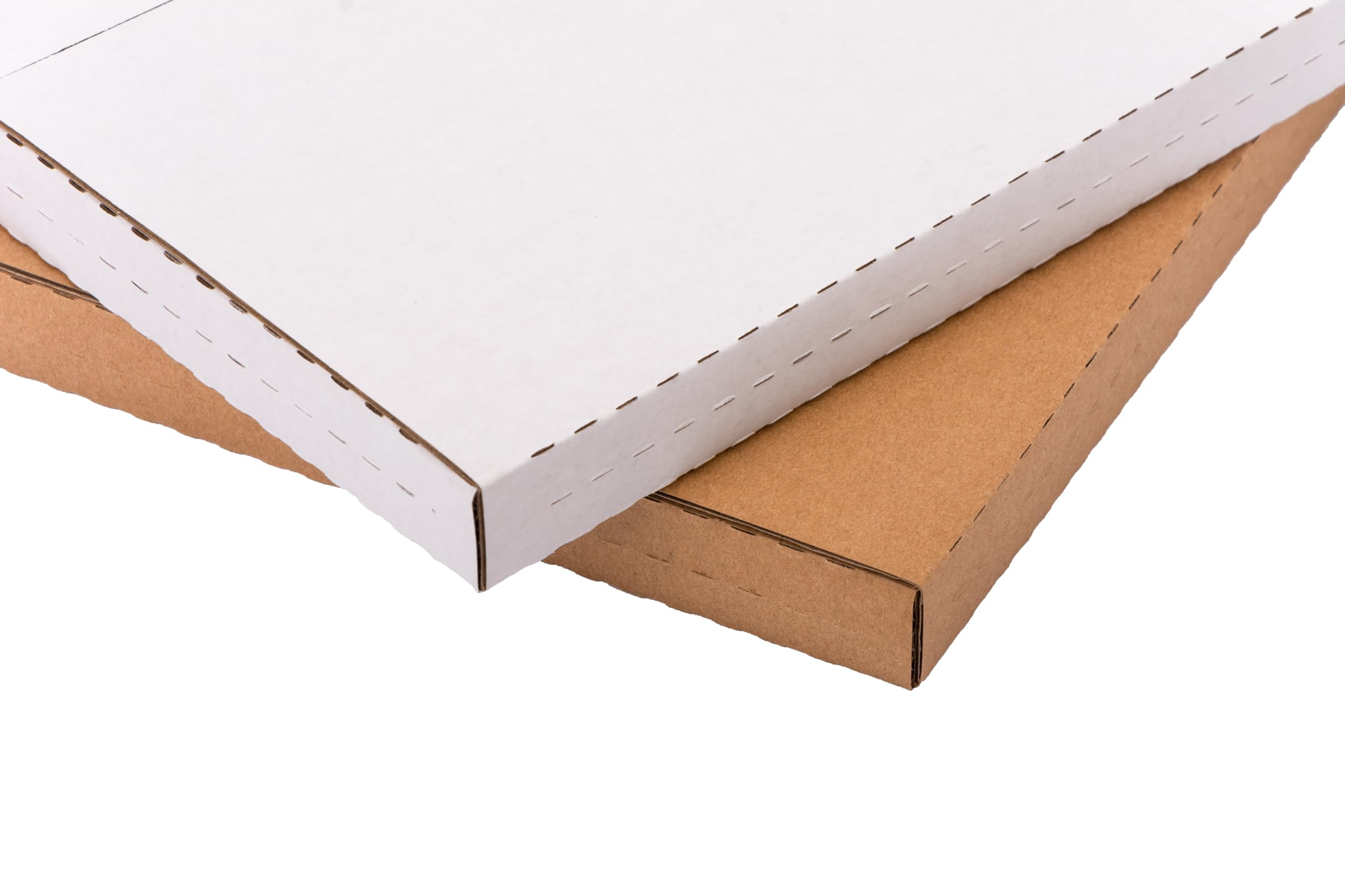 YUSHYIJIE LP Mailers 12.8"L x 12.8"W x 1"H Vinyl Record Mailing Box, White Album Shipping Boxes with Fragile Stickers, Corrugated Cardboard Box, 15 Pack