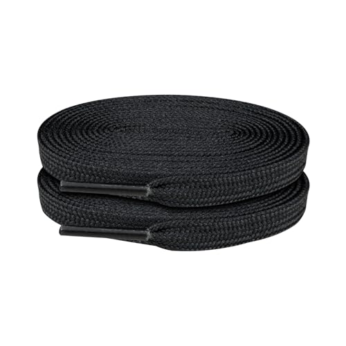 Endoto Shoelaces for On Cloud X3, X4, Shift, Cloudflow, Cloudwift, Cloudmonster Running Replacement Flat Shoes Laces Strings(Color:Black,Size:53Inch)