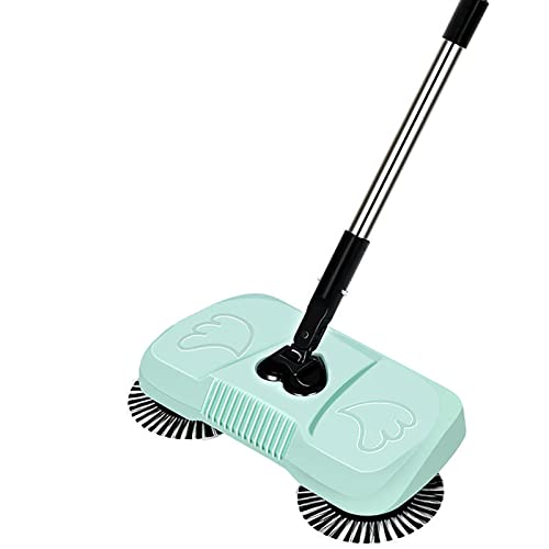 Hand Push Sweeper Three-in-one Suction Brooms Stainless Steel Sweeping Machine Household Cleaning Sweeper Mop
