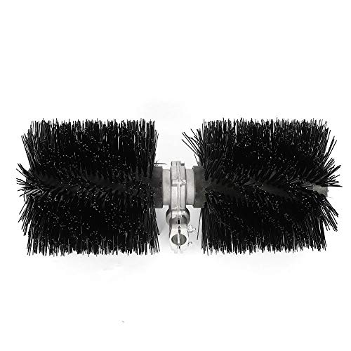 52cc Gas Power Nylon Brush Sweeping Broom Driveway Turf Lawns Artificial Grass Snow Clean Handheld Sweeper