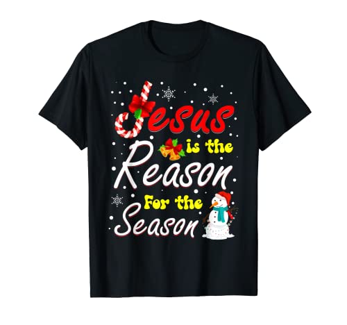 Christian Jesus The Reason Christmas Stocking Stuffer Gifts T-Shirt