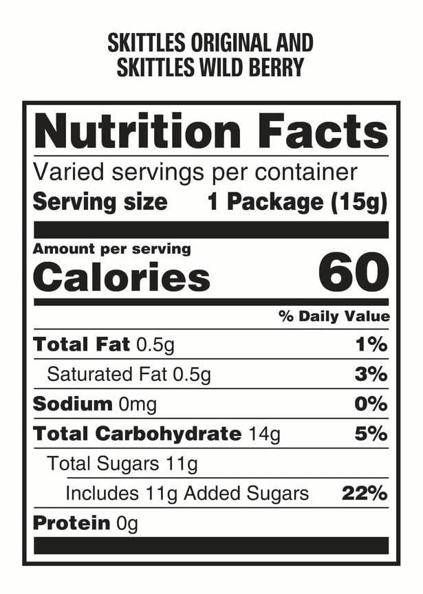 Sk Wild Berry Flavor Candy Coated Fruit Chew Fun Size 1.5 Lbs Individually Wrapped Bulk Party Assortment 25+ Bite Size Mini Packs In Resealable Bag (24 Oz)