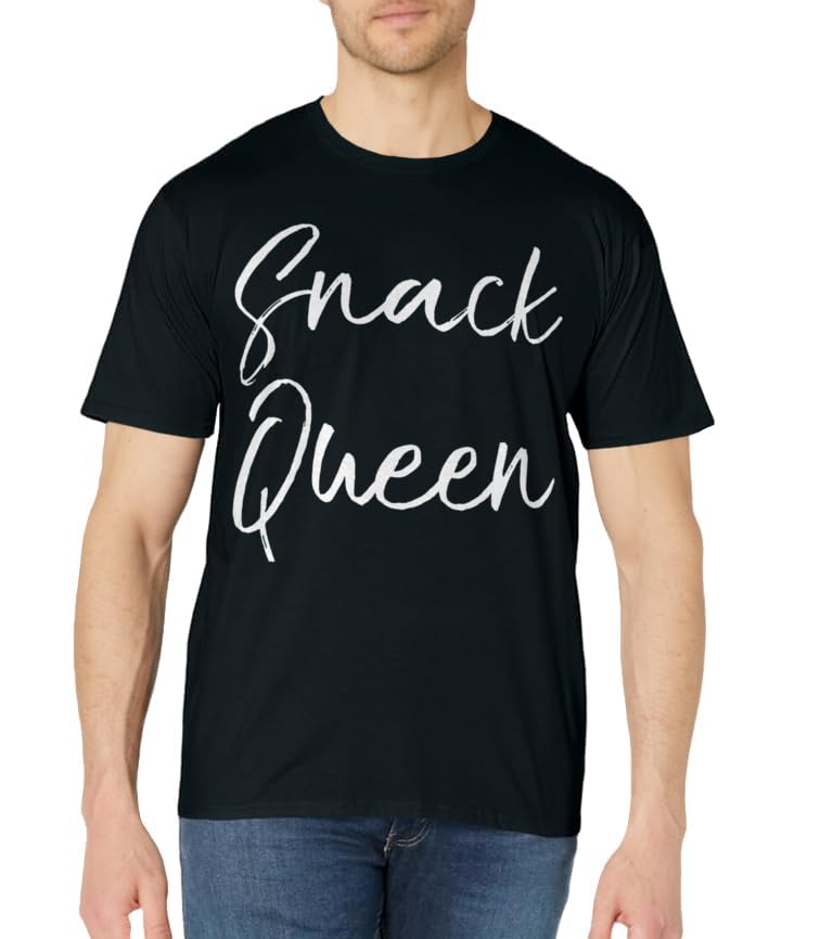 Snack Queen Shirt Fun Cute Cooking Eating Tee T-Shirt
