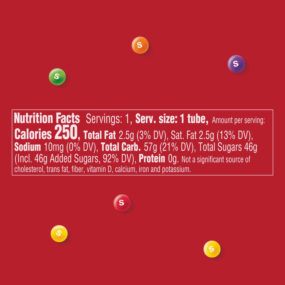 Skittles, Original Share Size Mega Tube, 2.2 Ounce