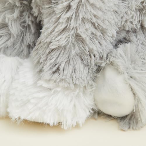 Warmies Plush Husky Microwavable Wheat Bag Scented with French Lavender, Hot or Cold Teddy for Relaxation and Warm Relief, Weighted Teddy Wheat Bag