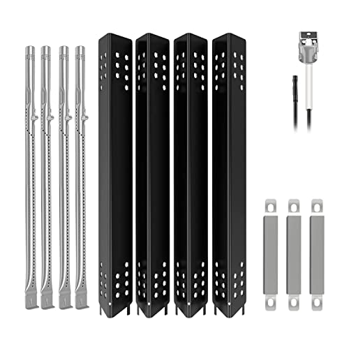 BMMXBI 463343819 463344116 Grill Parts Kit Replacement for Charbroil Advantage 463280019 G3610003W1 G4328M00W1 Performance Grills 463280219 463280419 Heat Plate Shield Burner Tube