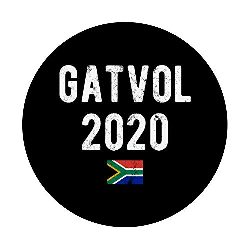 Gatvol 2020 South Africa Flag Funny PopSockets PopGrip: Swappable Grip for Phones & Tablets