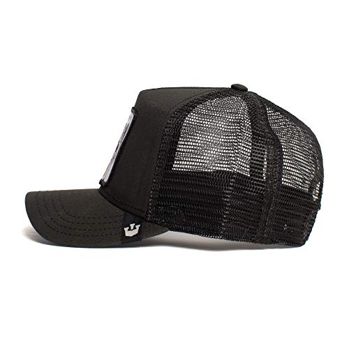 Goorin Bros. The Farm Unisex Original Adjustable Snapback Trucker Hat, Black (Bandit), One Size