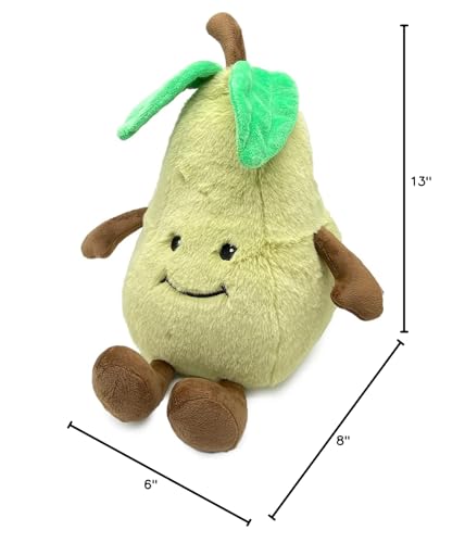 warmies PEAR Cozy Plush Heatable Lavender Scented Stuffed Figure