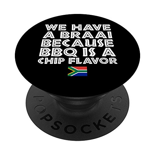 Braai South Africa Family BBQ Funny PopSockets PopGrip: Swappable Grip for Phones & Tablets