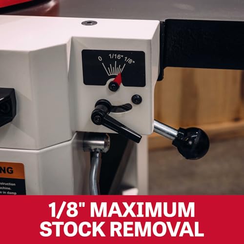 JET 12-Inch Planer/Jointer, Helical Cutterhead, 3 HP, 230V 1Ph (Model JPJ-12BHH)