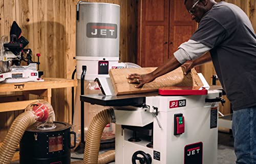 JET 12-Inch Planer/Jointer, Helical Cutterhead, 3 HP, 230V 1Ph (Model JPJ-12BHH)