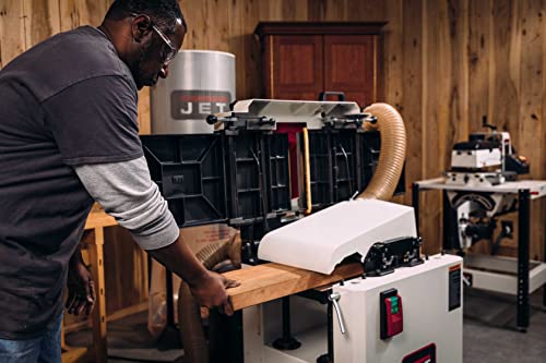 JET 12-Inch Planer/Jointer, Helical Cutterhead, 3 HP, 230V 1Ph (Model JPJ-12BHH)