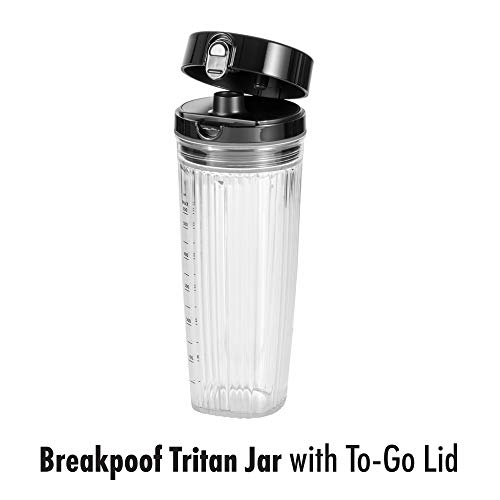 ZWILLING Enfinigy Personal Blender, Piranha Teeth Cross Blade for Ultimate Blending, Smoothies, Shakes and More, 20 fl oz Breakproof Travel Cup with Lid, BPA Free, Black