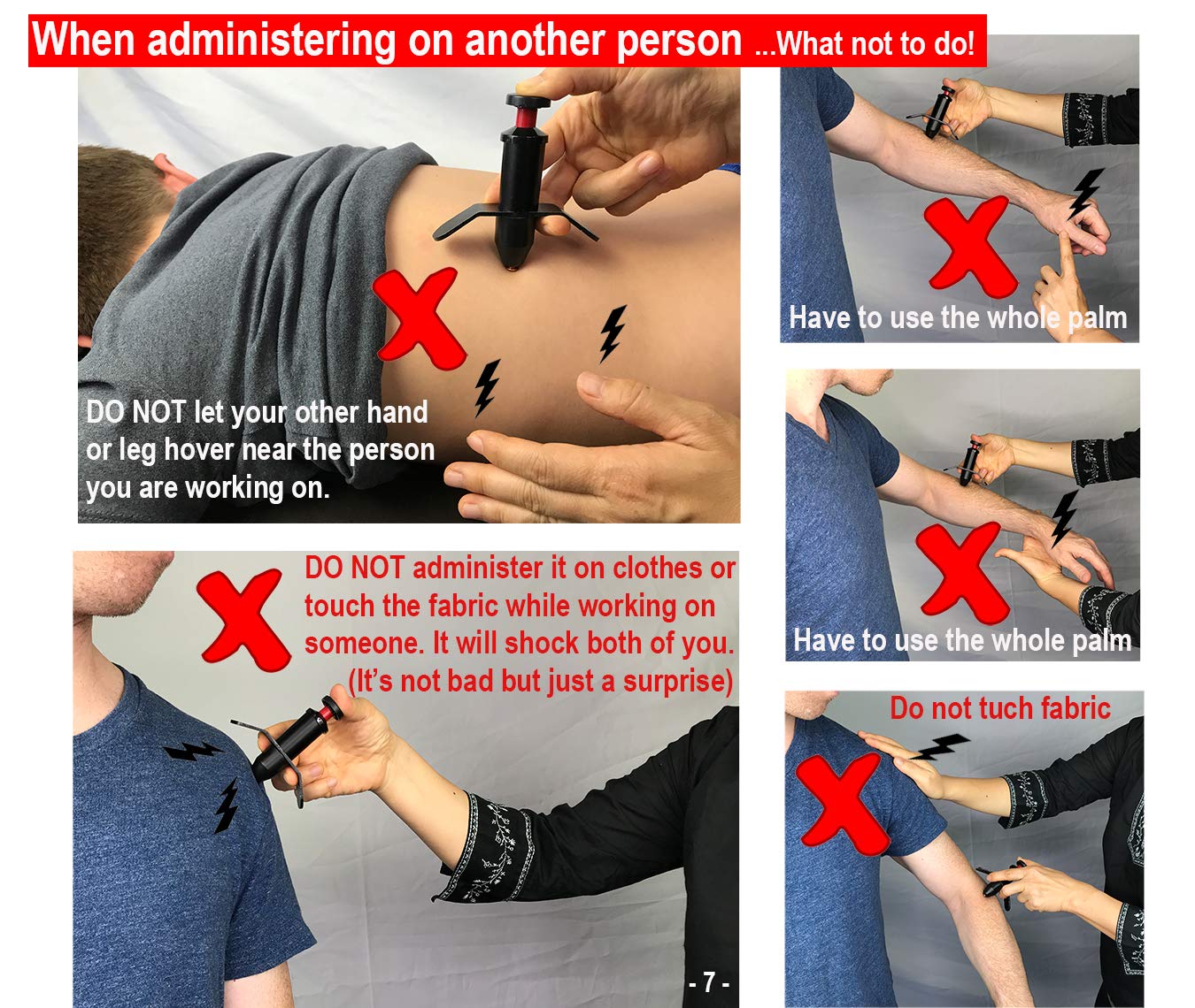 Trigger Point Stimulator Tool - Electric Current Sensation with No Needles No Battery