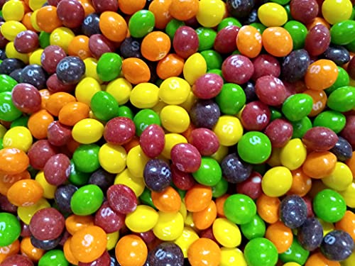 2 lbs of Fresh Delicious Grape Green Apple Lemon Orange Strawberry. Bulk Chewy Hard Shelled Candy