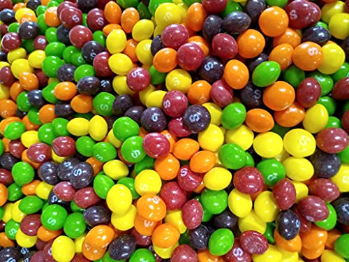 2 lbs of Fresh Delicious Grape Green Apple Lemon Orange Strawberry. Bulk Chewy Hard Shelled Candy
