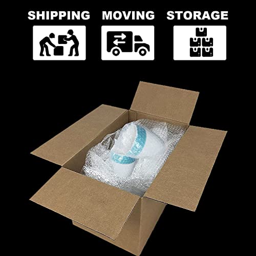 Generic Clear Self-Seal Bubble Out Bags,20 Pack Double Walled Bubble Clear Wrap Pouches for Moving, Packing, Shipping, Mailing and Storage,12x12 Inch