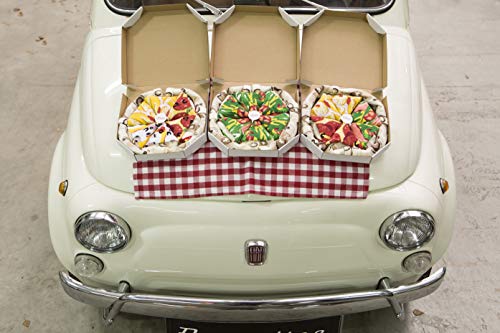 PIZZA SOCKS BOX 4 pairs MIX HawaiiCapriciosaPepperoni Cotton Socks L Made In EU