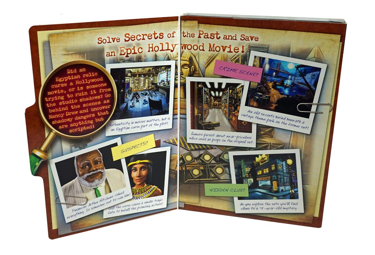 Nancy Drew Dossier: Lights, Camera, Curses - PC Game - Solve Secrets of the Past and Save an Epic Hollywood Movie