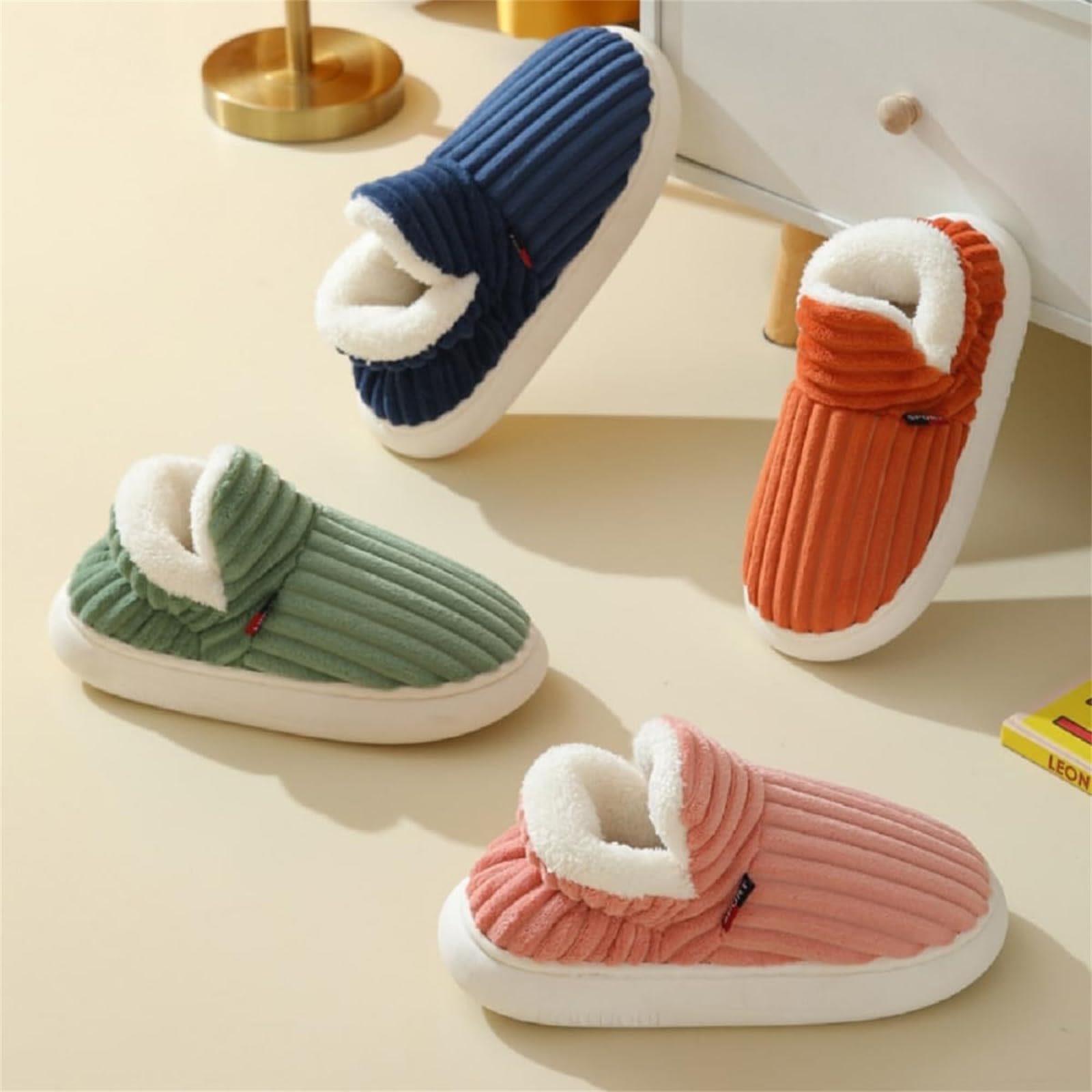 HIDEZHI Sunmoine Cloud Slippers, Cloud Slippers for Women Fuzzy