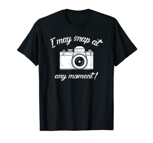 Camera Photography Lover Vintage Gag Gifts Photographer T-Shirt