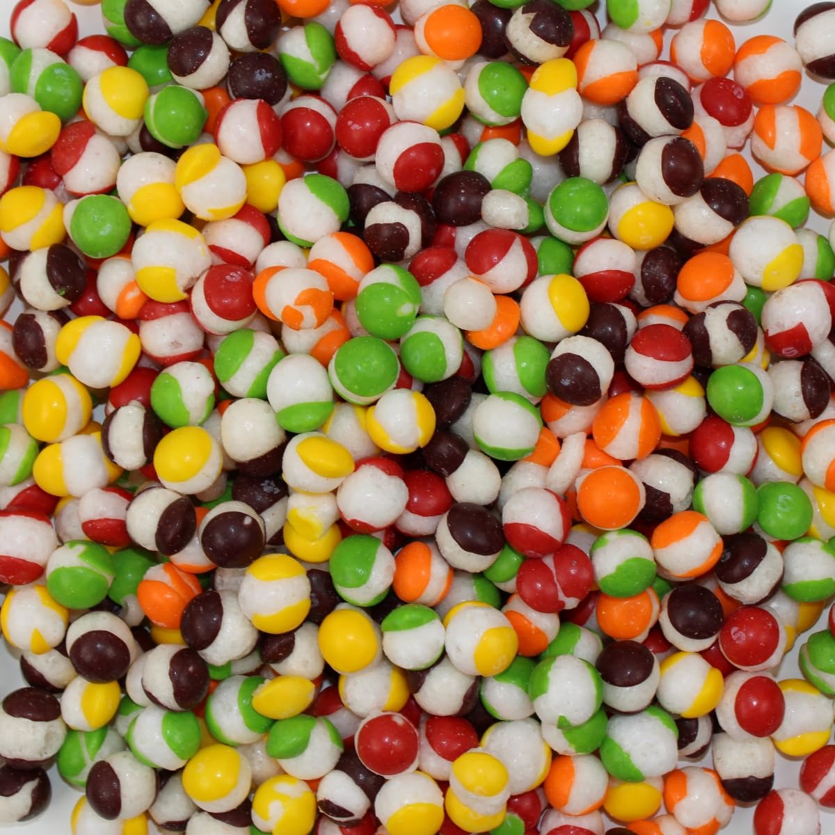 Grandys Candys Freeze Dried Candy- Freeze Dry Candy Skittles-Original Fruit Flavors, Light and Airy Candy Bursting with Trendy, Bold Flavors (8 oz)