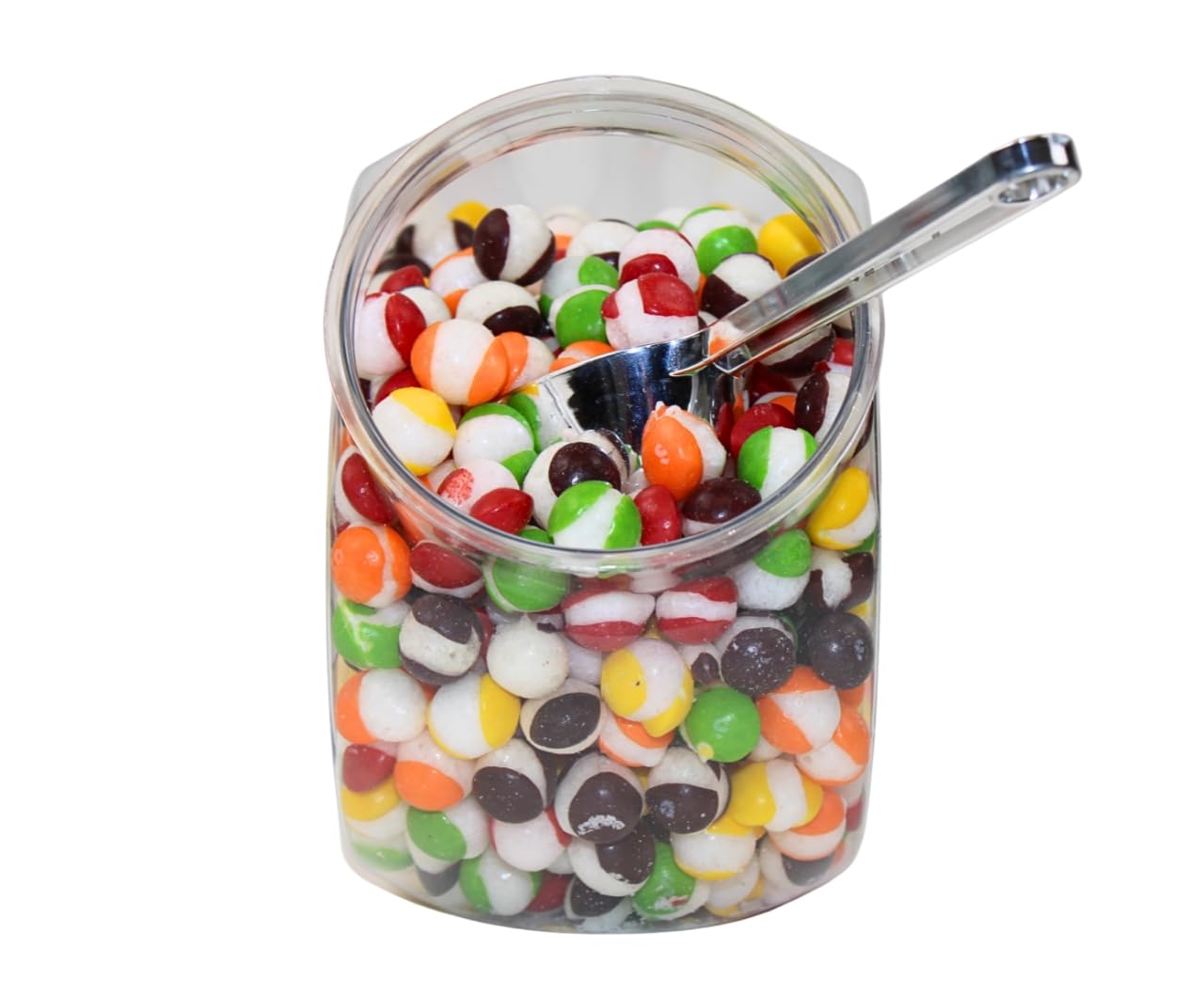 Grandys Candys Freeze Dried Candy- Freeze Dry Candy Skittles-Original Fruit Flavors, Light and Airy Candy Bursting with Trendy, Bold Flavors (8 oz)