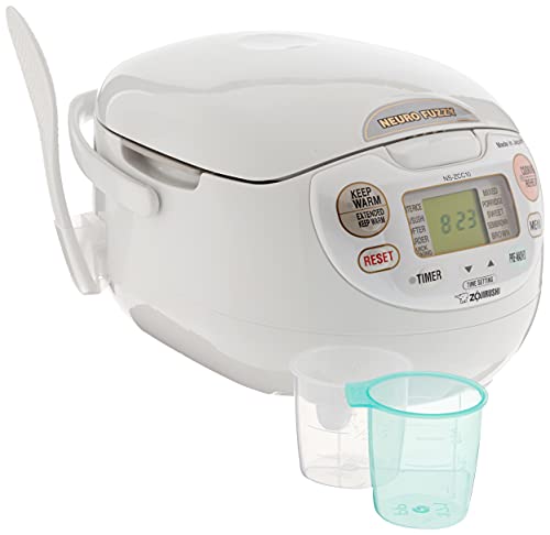 Zojirushi, Made in Japan Neuro Fuzzy Rice Cooker, 5.5-Cup, Premium White
